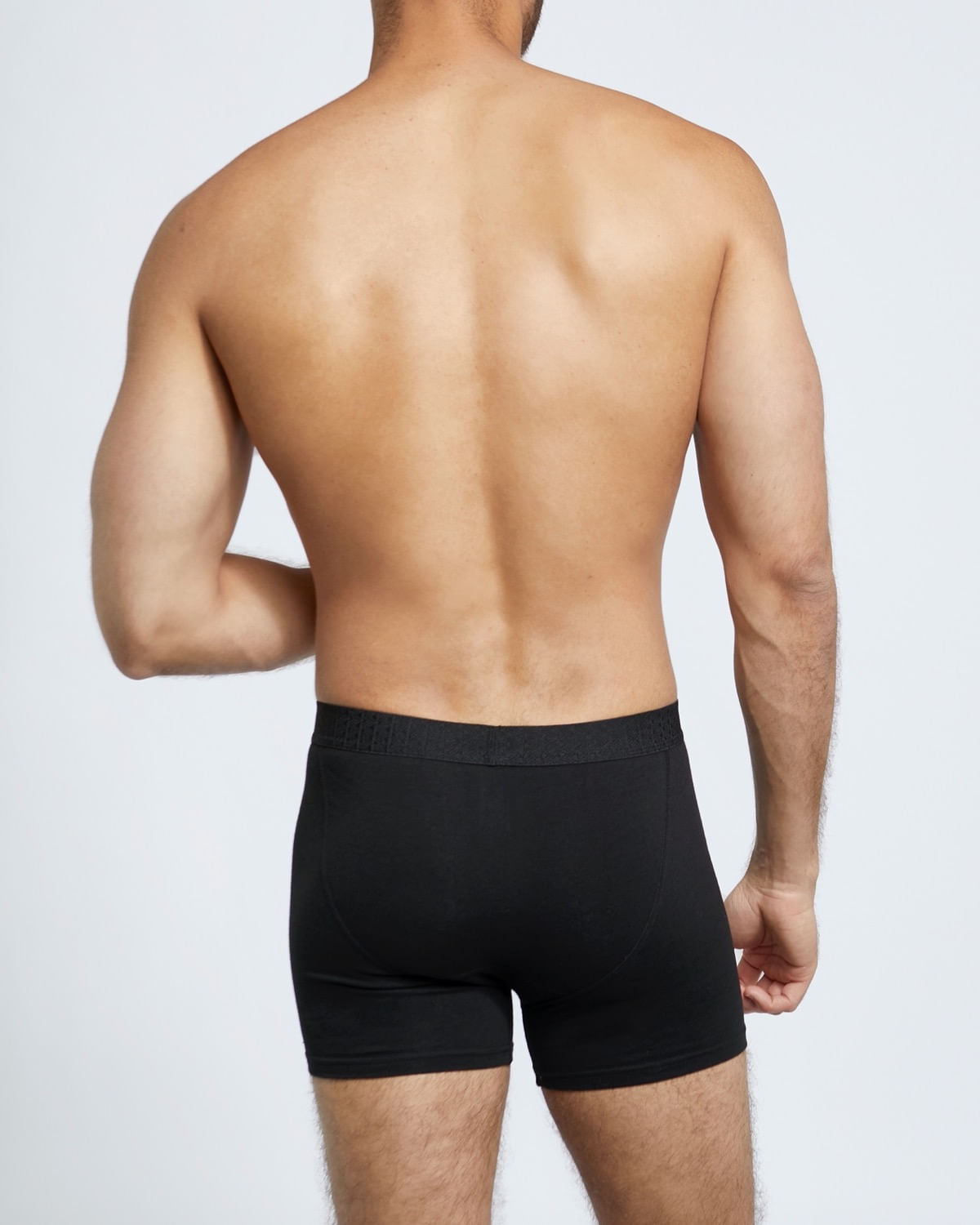 Black Cotton Rich Keyhole Trunks - Pack Of 3 - Dunnes Stores