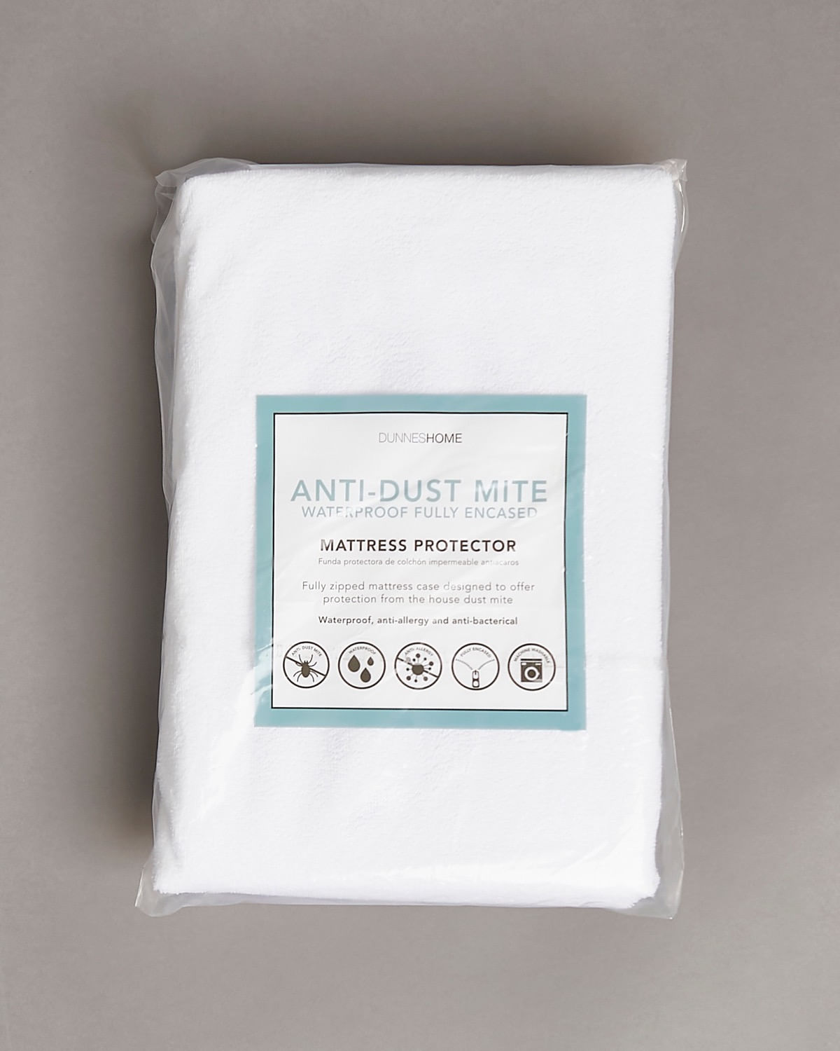 Dust Mite Zipped Waterproof Mattress Protector - Dunnes Stores