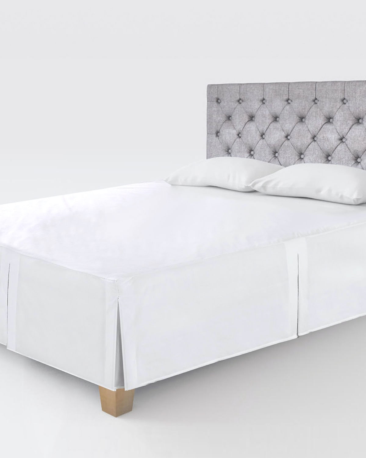 Francis Brennan the Collection White Valance Bed Sheet - Dunnes Stores