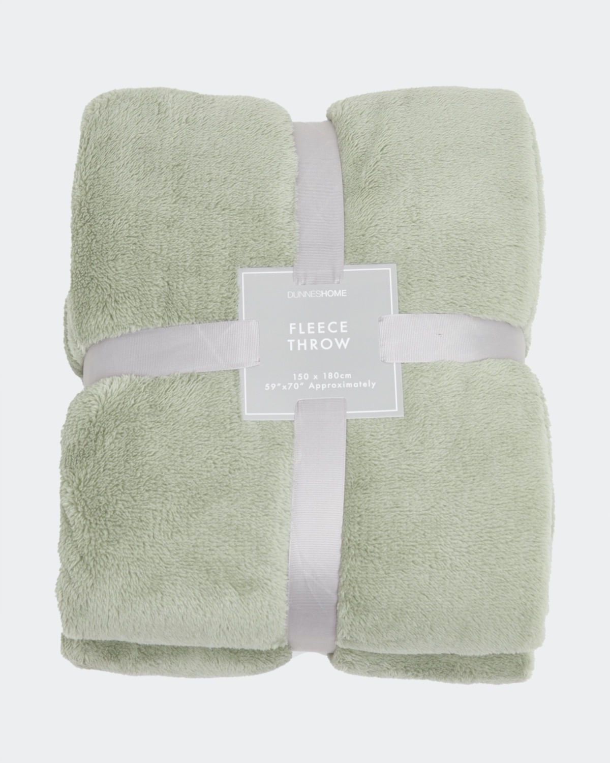 Sage Fleece Throw - Dunnes Stores