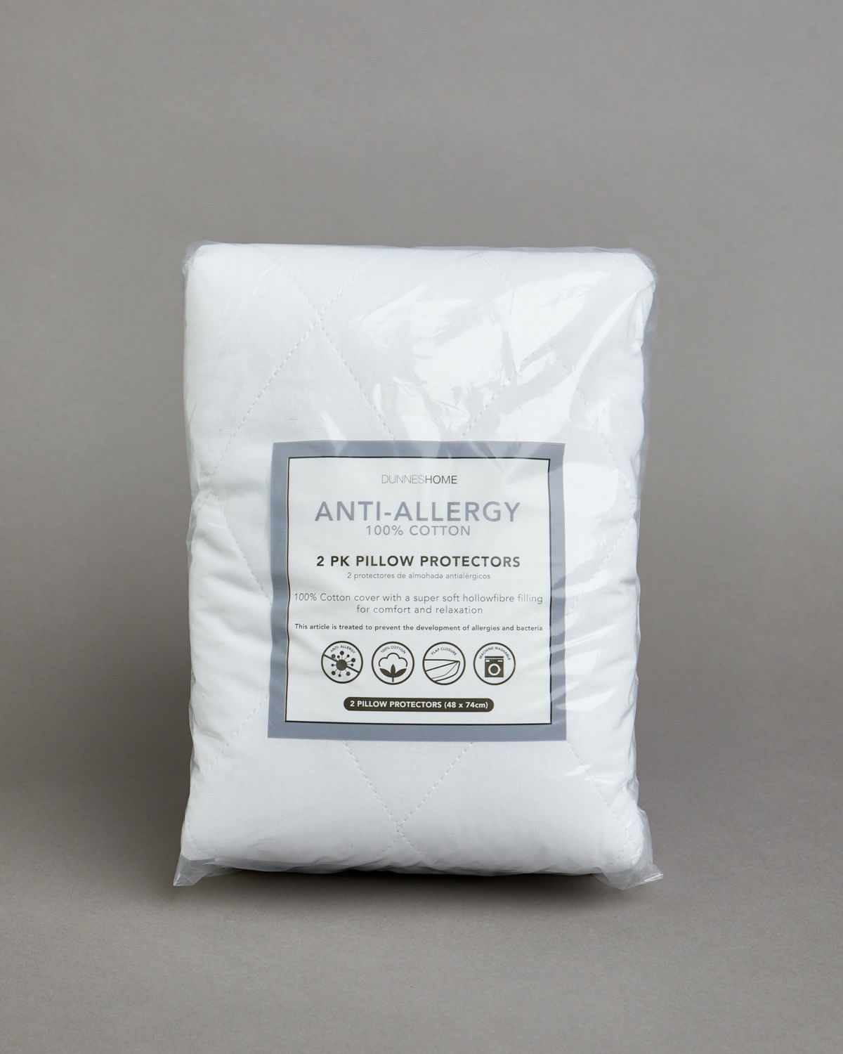 Anti-Allergy Pillow Protector - Pack Of 2 - Dunnes Stores