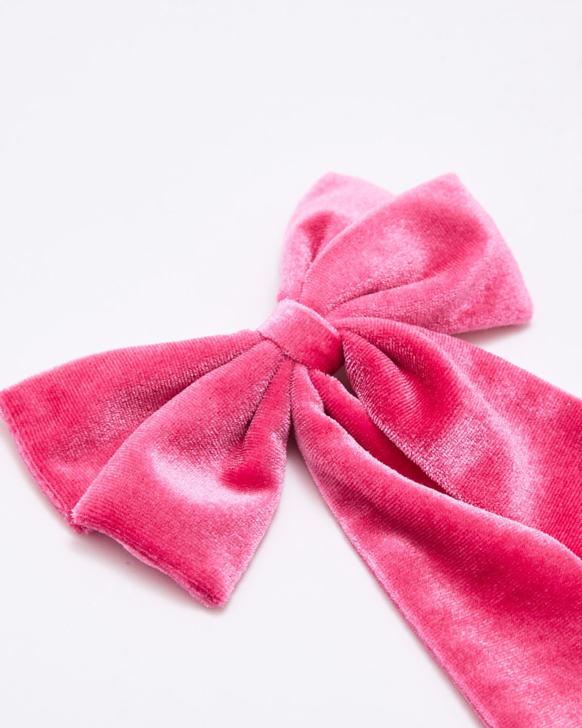Velvet Long Pink Bow - Dunnes Stores