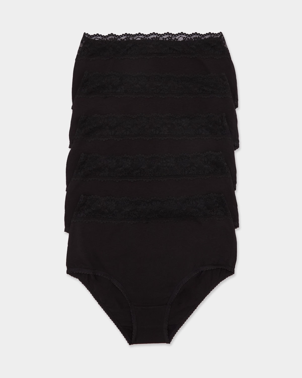 Lace Full Briefs - Pack Of 5 - Dunnes Stores