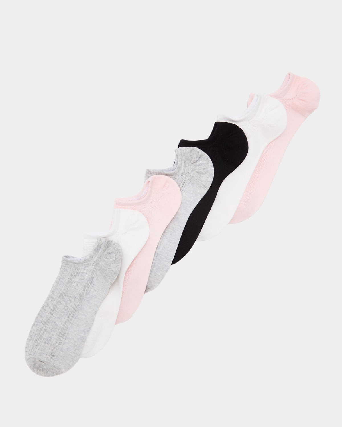 Low Rise Invisible Trainer Socks - Pack Of 7 - Dunnes Stores