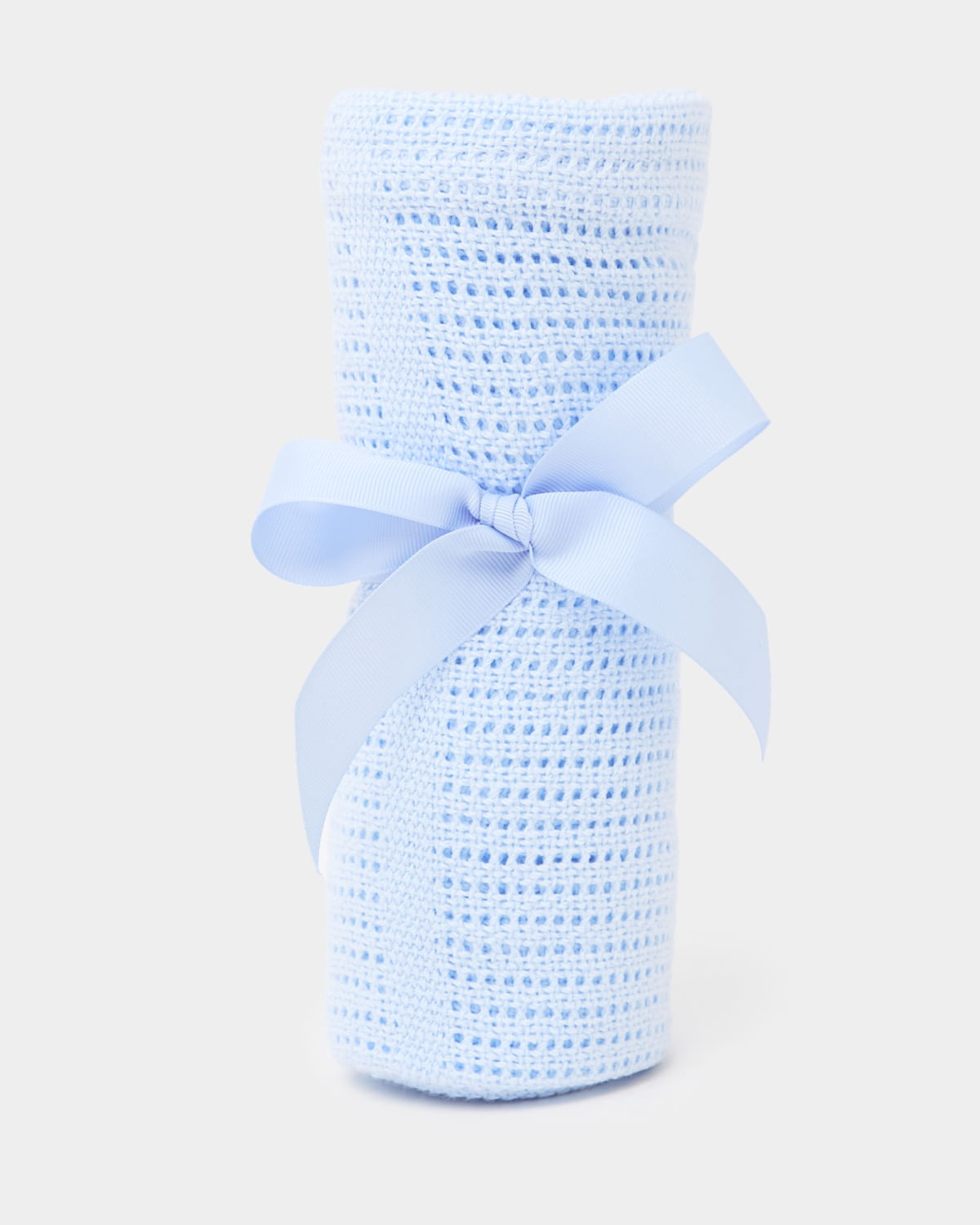 Blue Cellular Blanket - Dunnes Stores