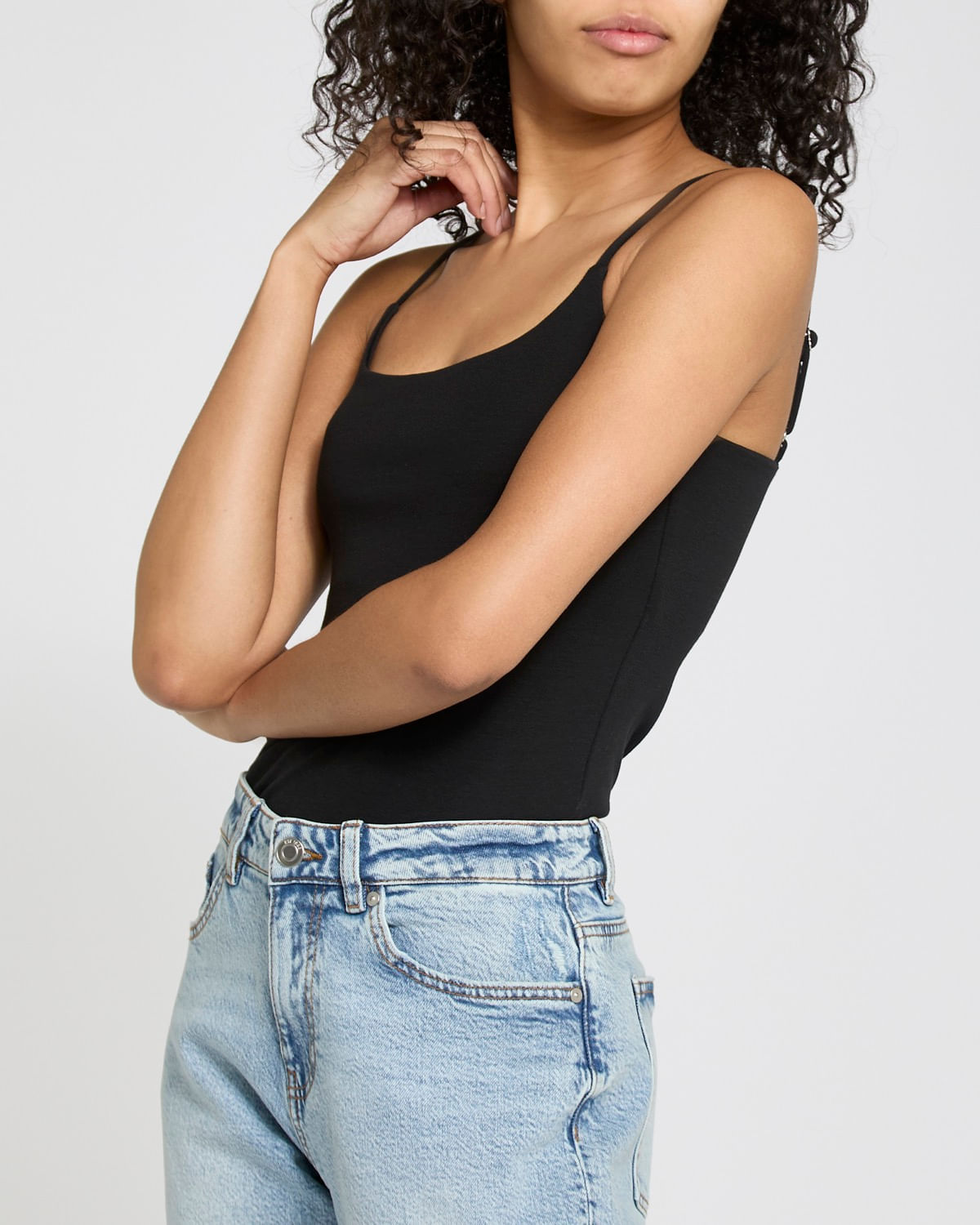 Lined Shoestring Vest - Dunnes Stores