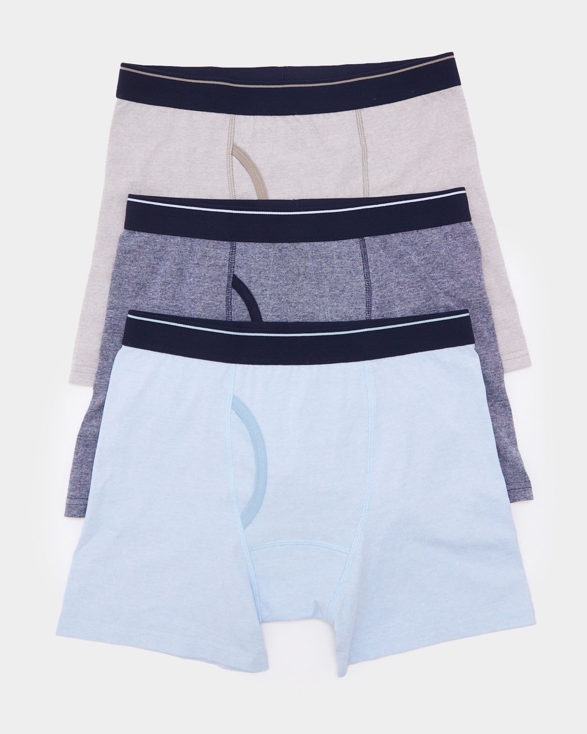 Cotton Rich Keyhole Trunks - Pack Of 3 - Dunnes Stores