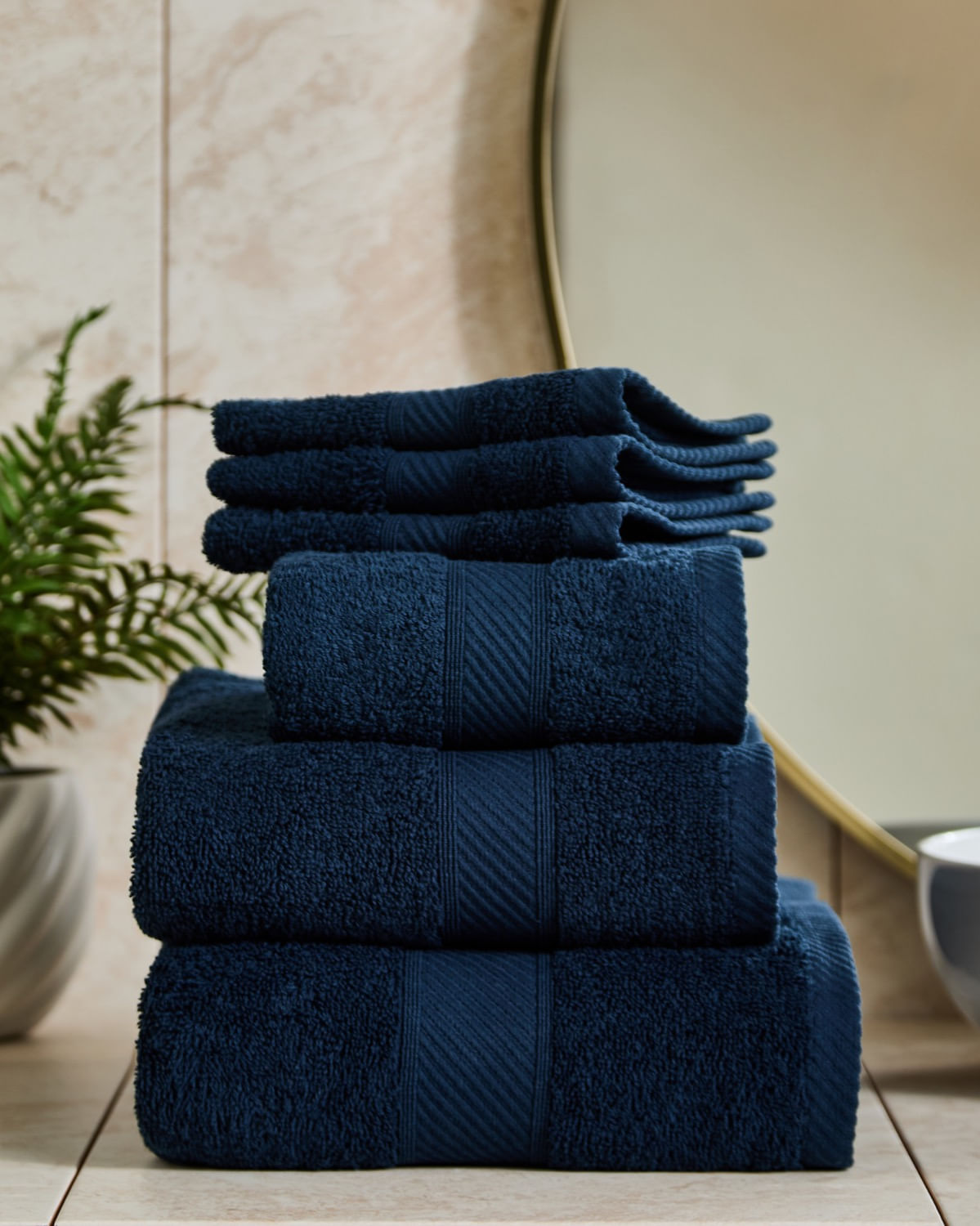 Classic Cotton Face Cloth (Pack Of 3) - Dunnes Stores