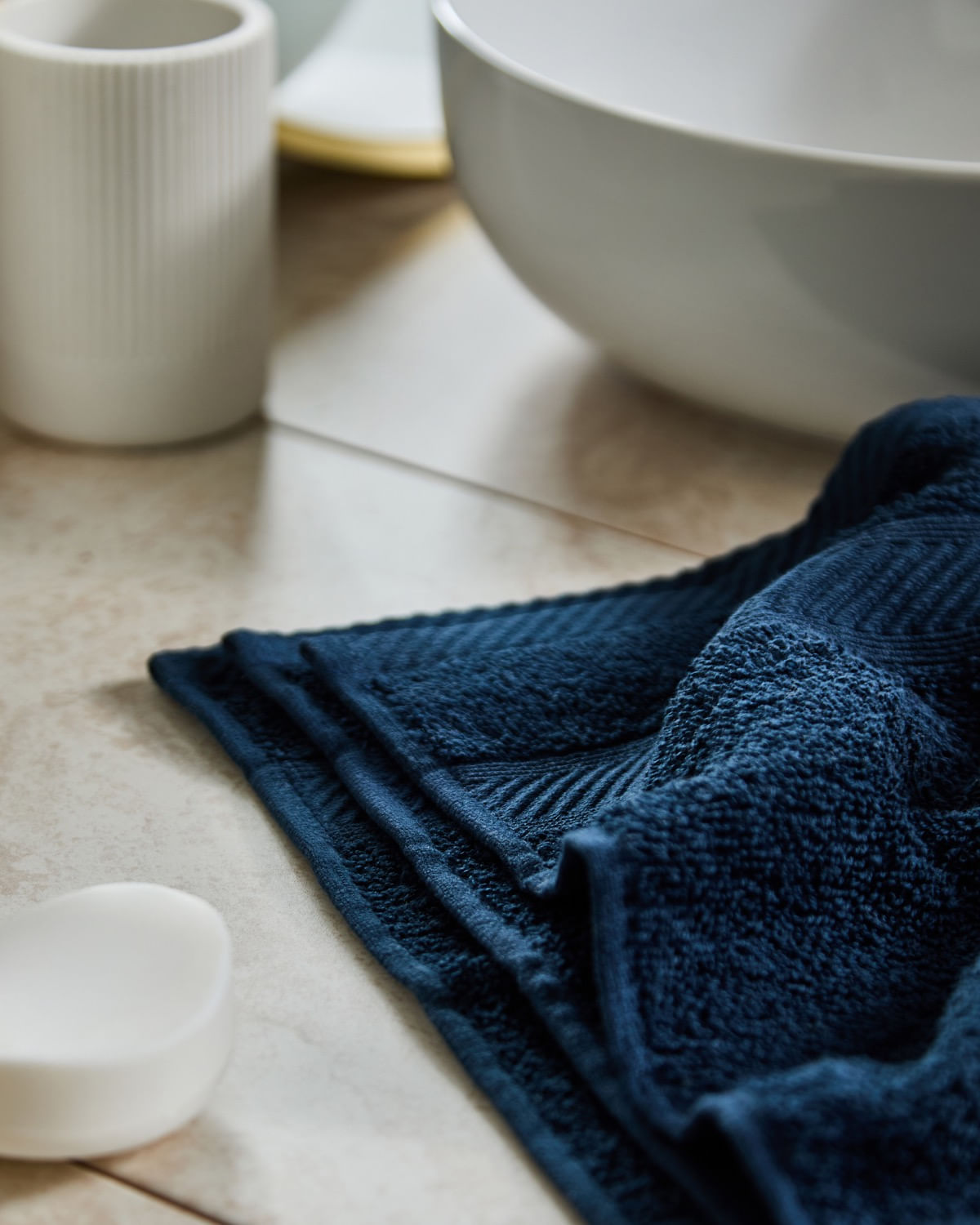 Classic Cotton Face Cloth (Pack Of 3) - Dunnes Stores