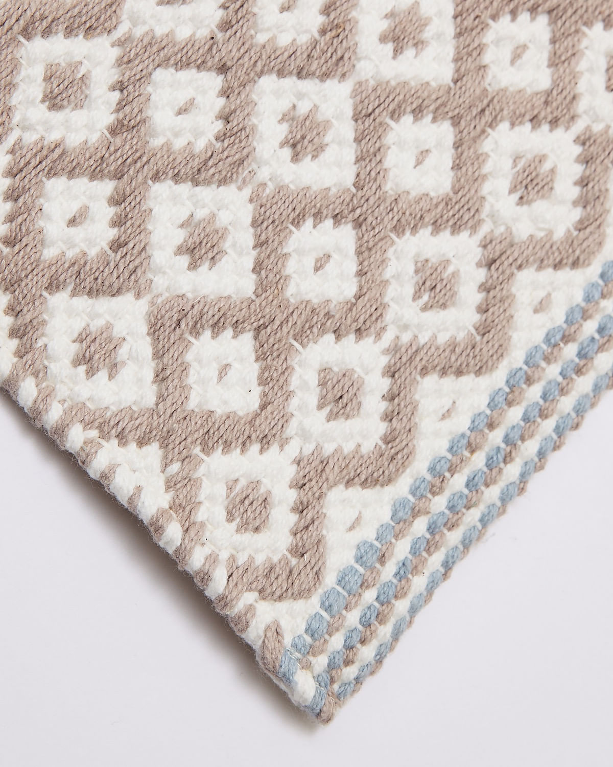 Cotton Aztec Weave Bath Mat - Dunnes Stores