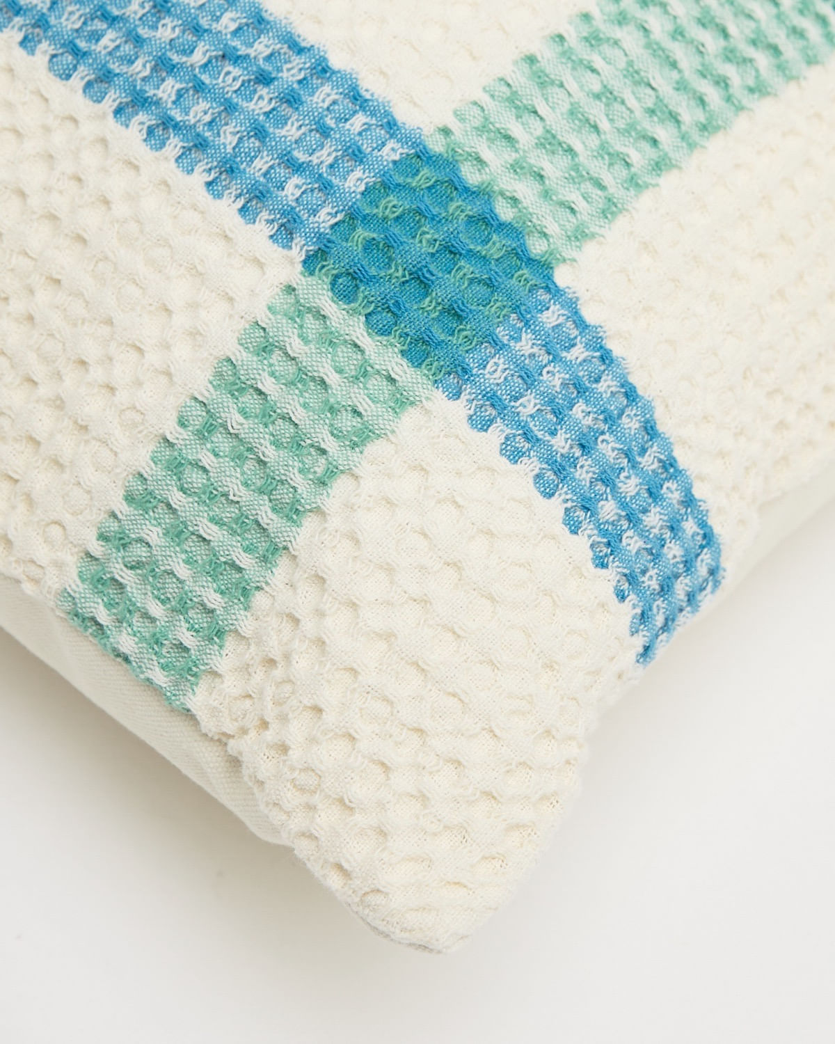 Carolyn Donnelly Eclectic Waffle Check Cushion - Dunnes Stores