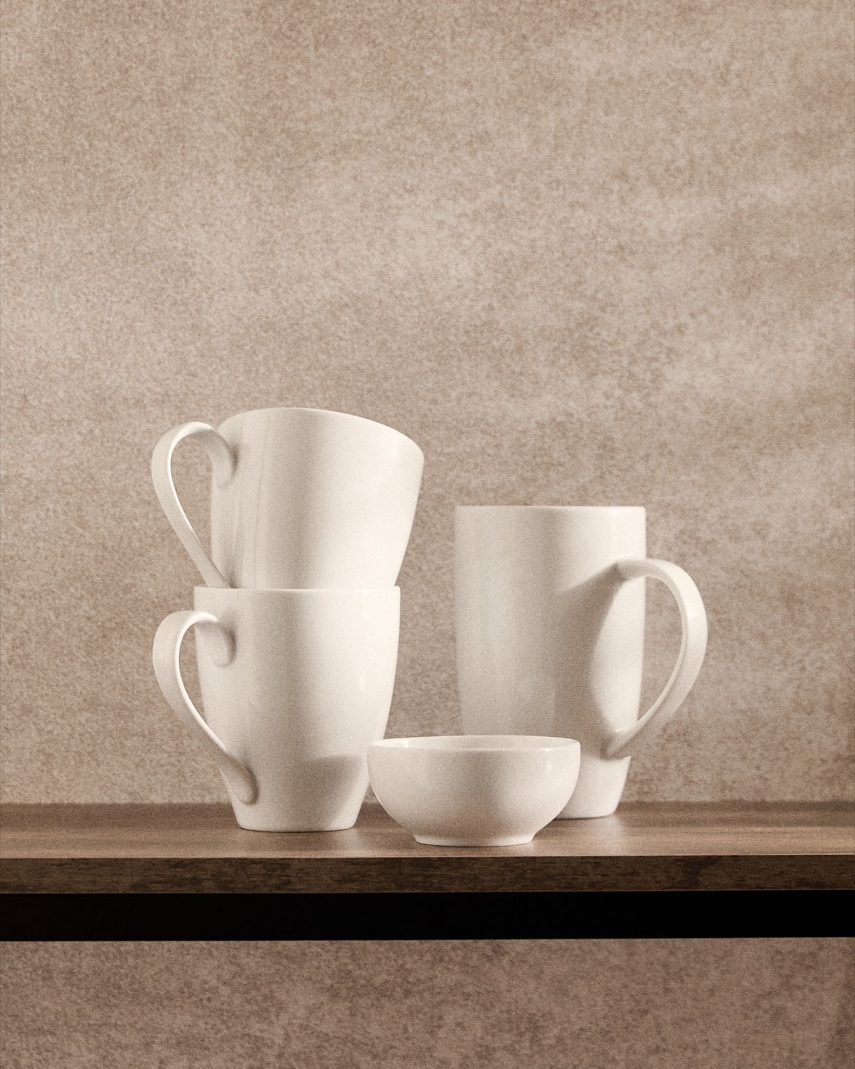Simply White Latte Mug - Dunnes Stores