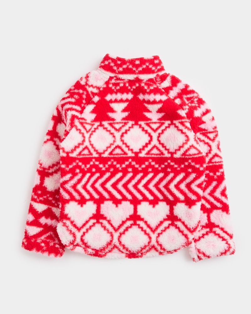 Fluffy Half Zip Fleece (2-14 Years) - Dunnes Stores