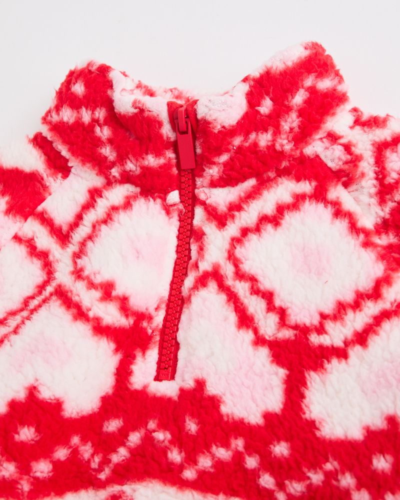 Fluffy Half Zip Fleece (2-14 Years) - Dunnes Stores