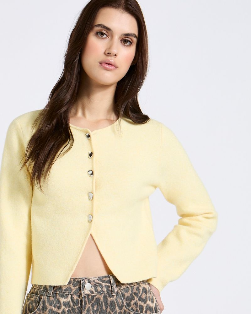Savida Split Hem Button Cardigan - Dunnes Stores