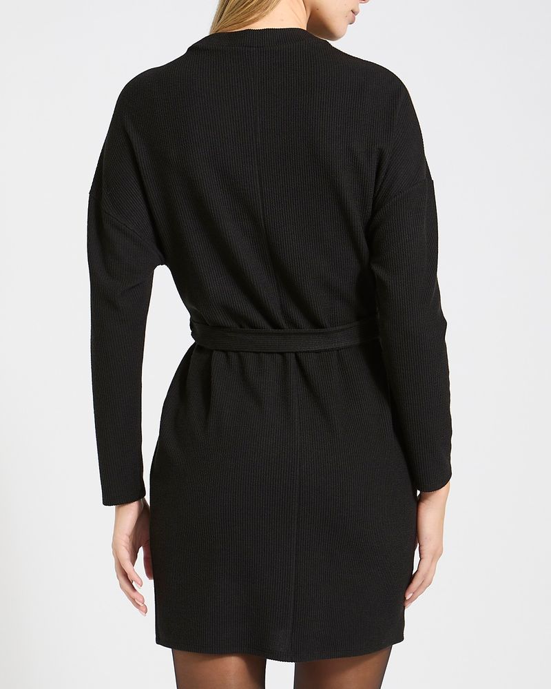 Button Shoulder Soft Mini Dress - Dunnes Stores