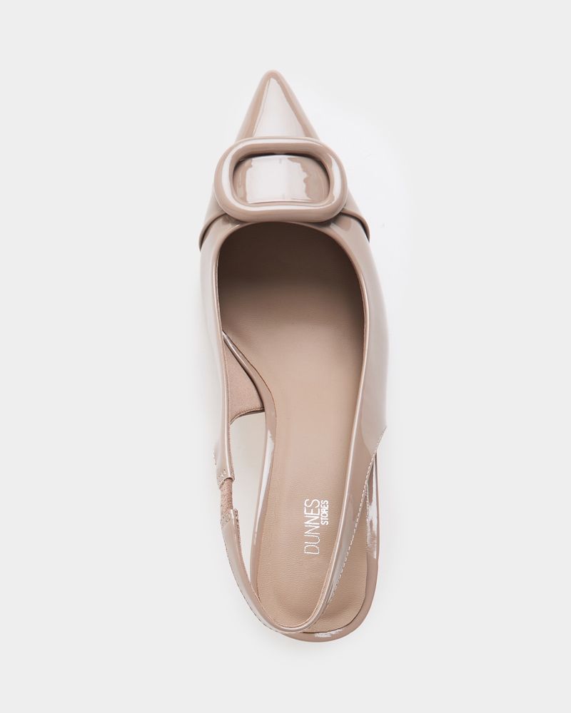 Buckle Sling Back Heel Shoes - Dunnes Stores