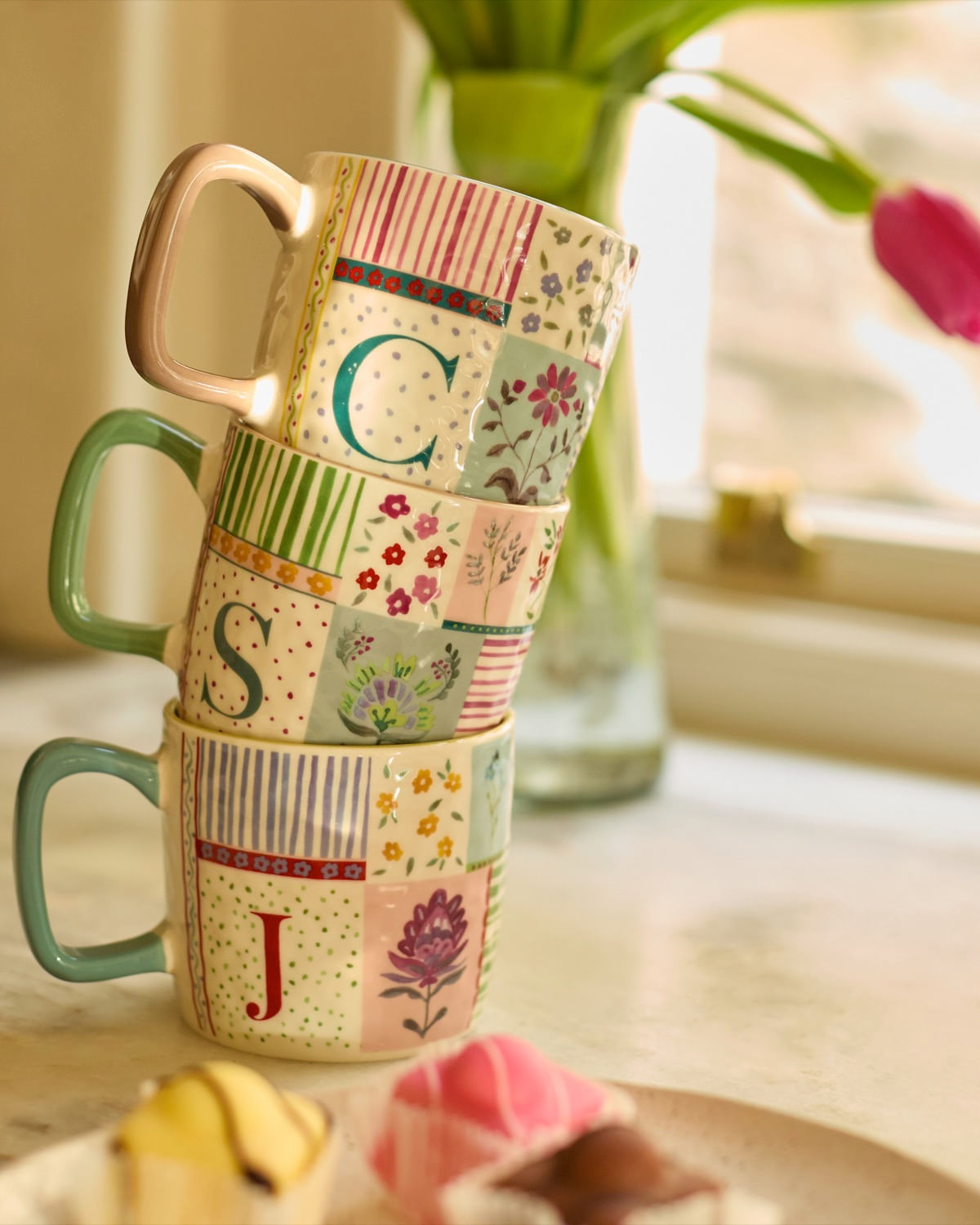 Carolyn Donnelly Eclectic Patchwork Alphabet Mug - Dunnes Stores