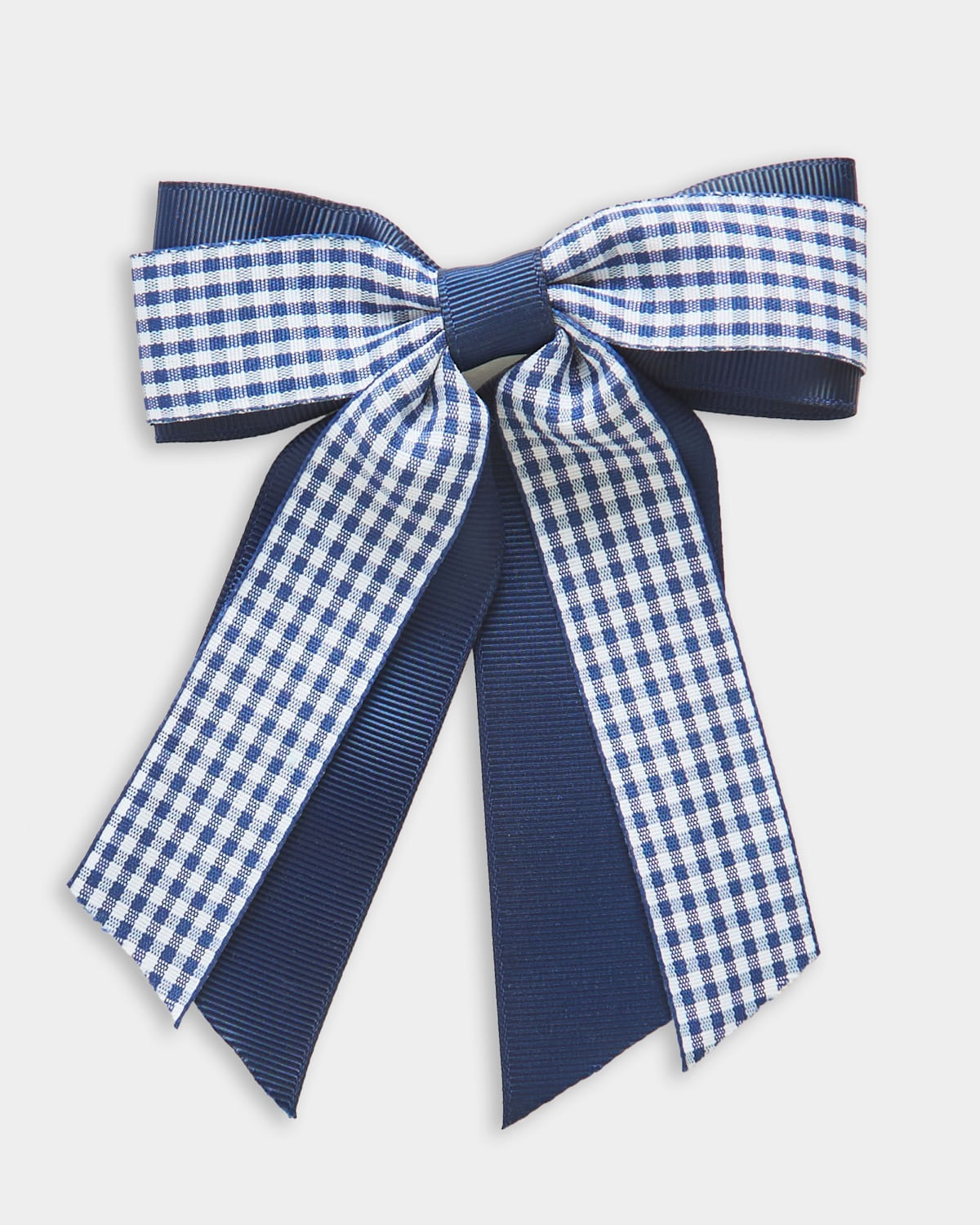 Gingham Bow Clip - Dunnes Stores