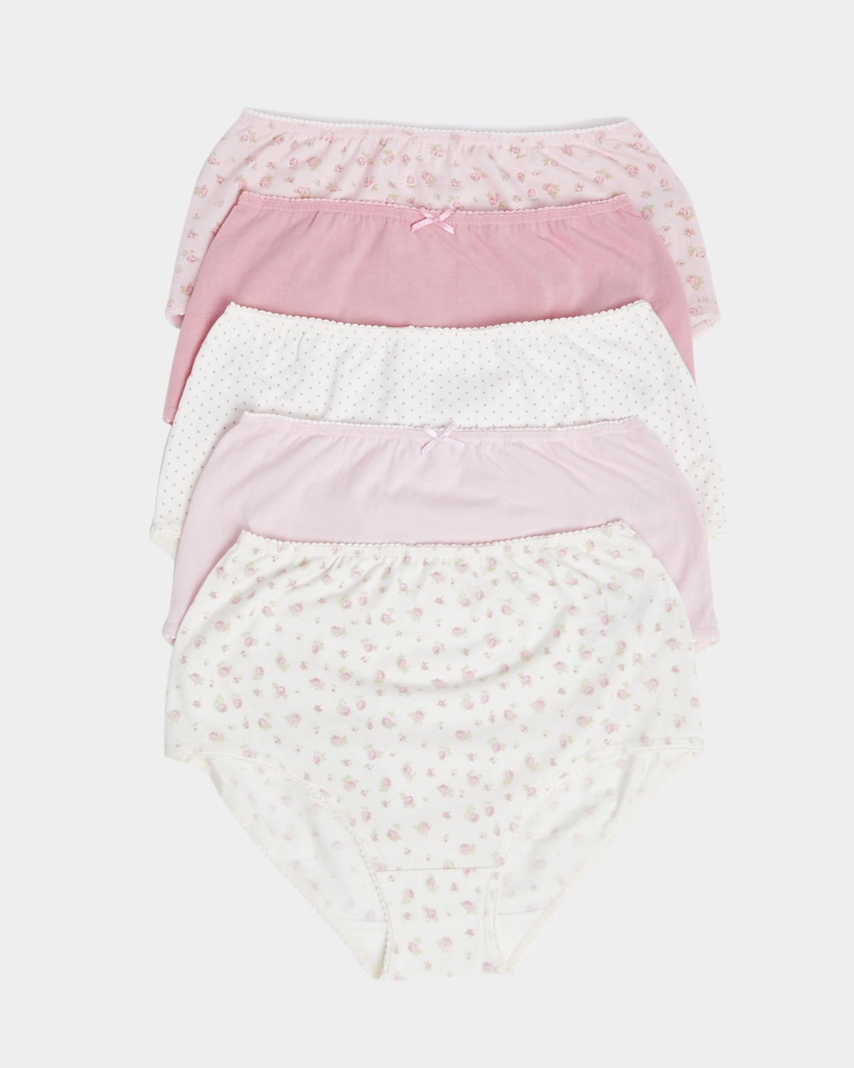 Print Cotton Rich Full Briefs - Pack Of 5 - Dunnes Stores